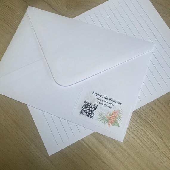 JW Stickers Enjoy Life Forever QR Code Design - Etsy UK