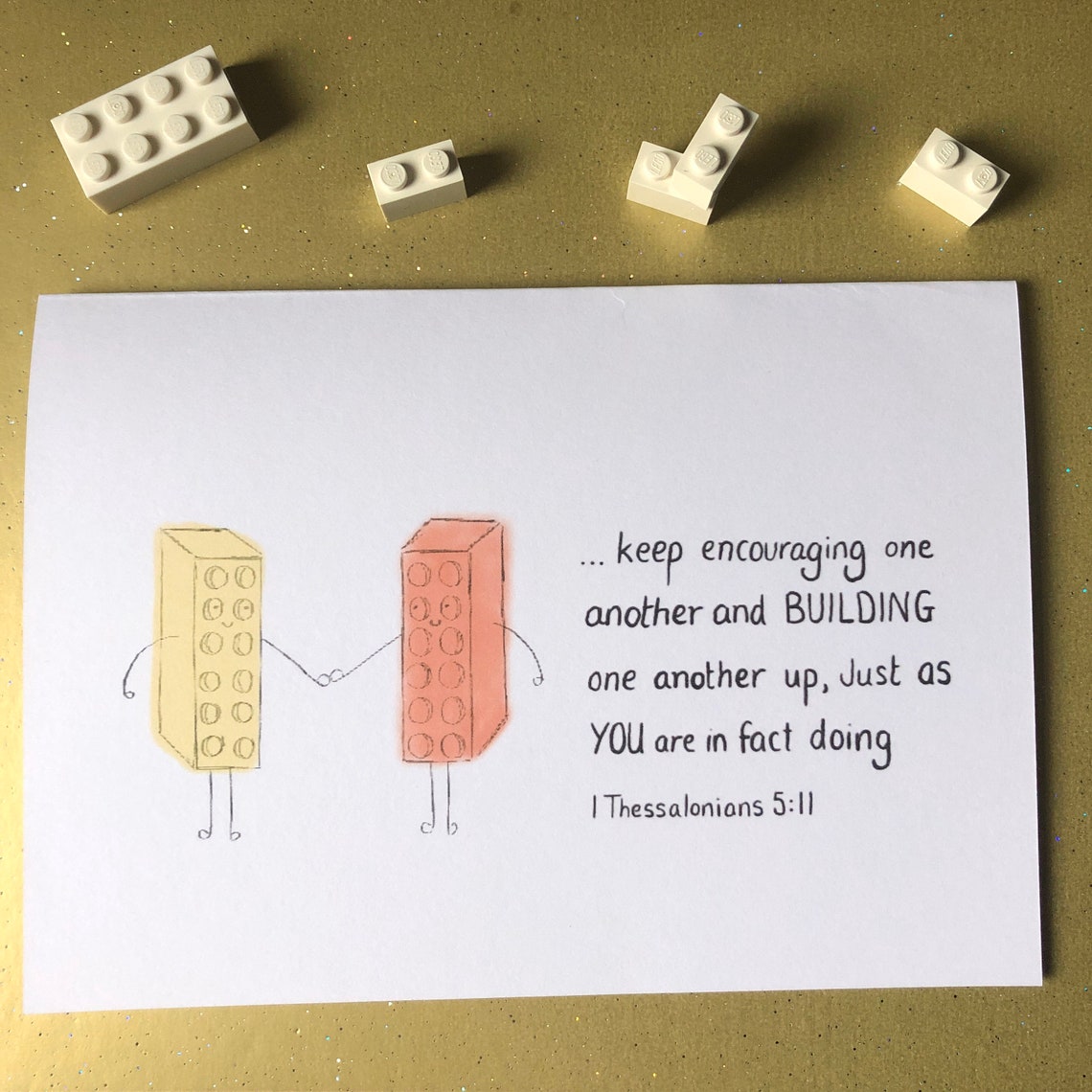 JW Keep Encouraging One Another Card - Etsy UK