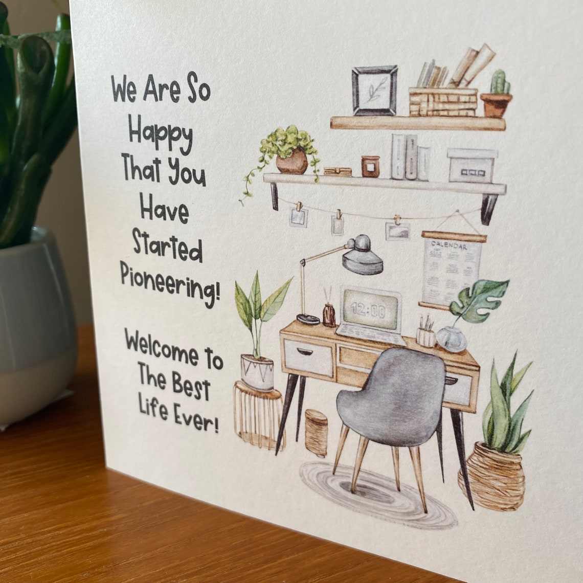 New Pioneer Card JW - Etsy UK