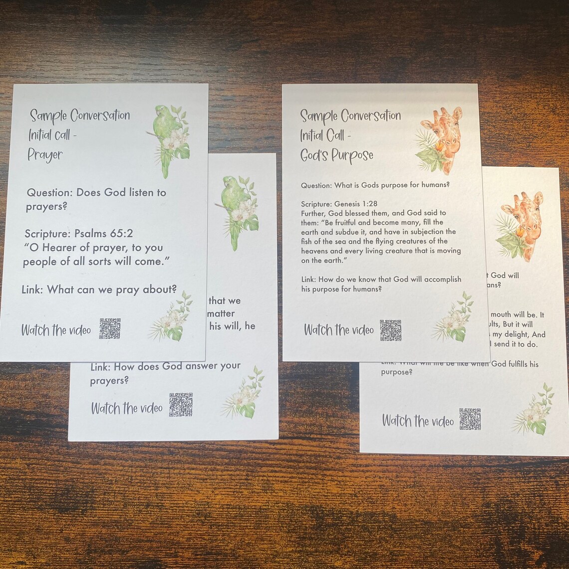 Sample Conversations Collection JW Ministry - Etsy UK