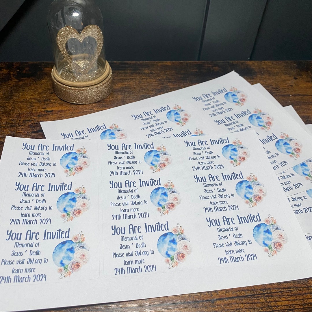 JW Stickers Jw.org Memorial 2024 - Etsy