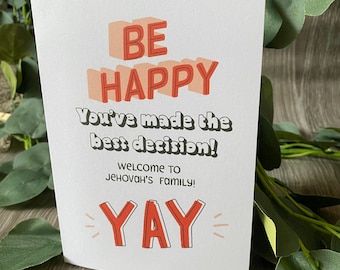 JW Baptism Card Featuring Name of Circuit Assembly or Convention They ...