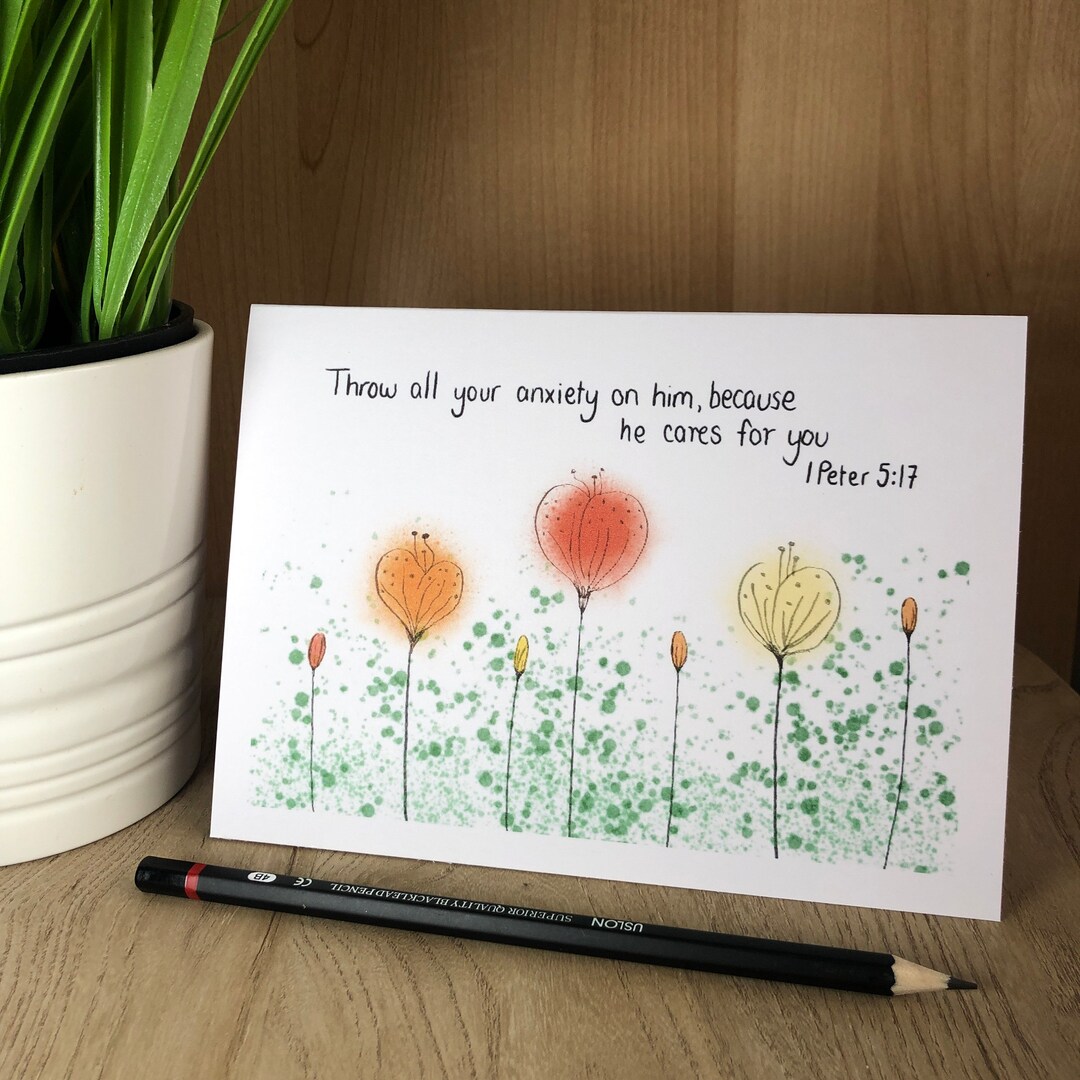 Throw Anxiety on Jehovah JW Comfort and Encouragement Card - Etsy