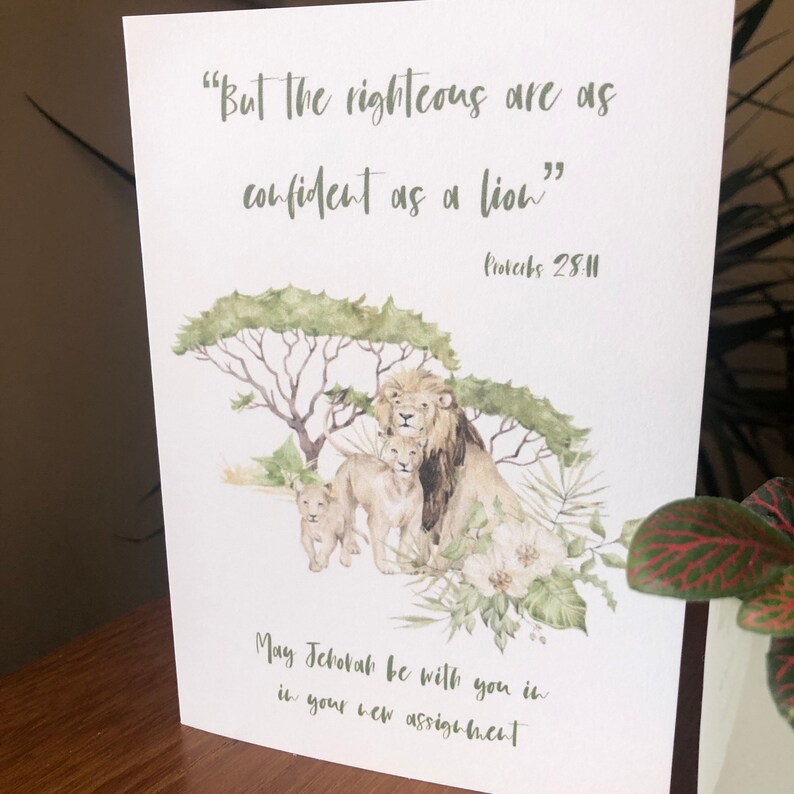 JW New Assignment Congratulations Card | Etsy