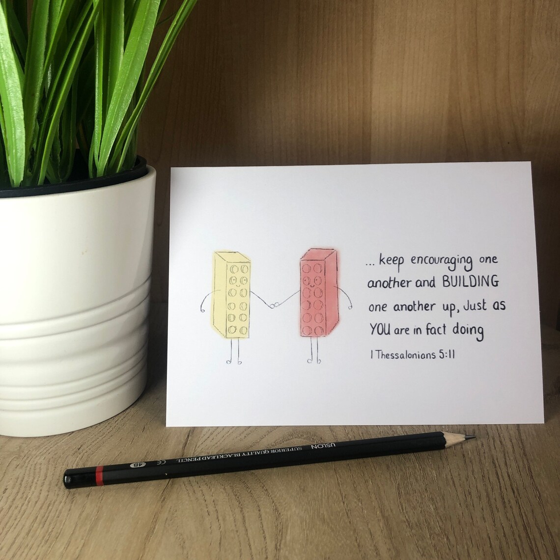 JW Keep Encouraging One Another Card - Etsy UK