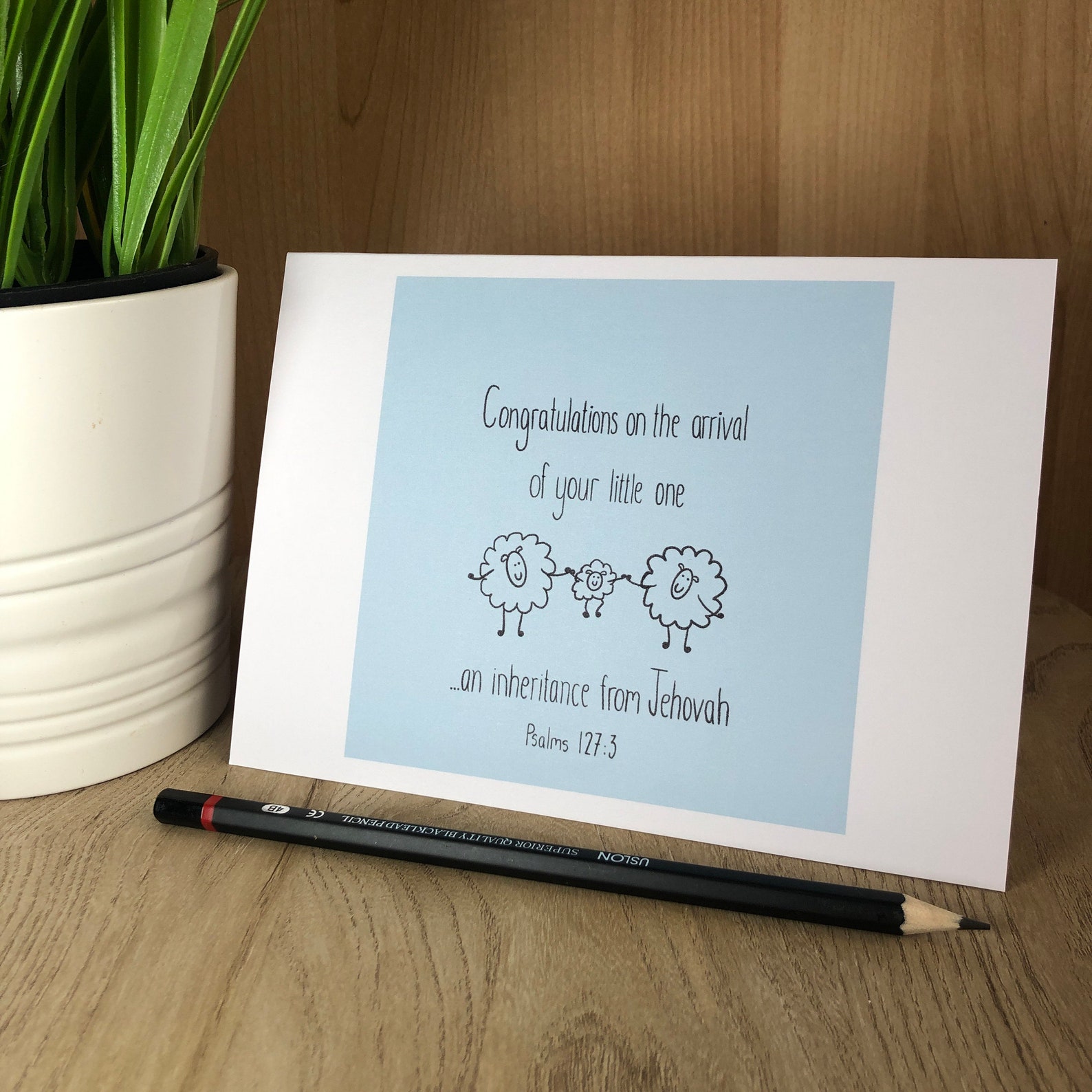 Baby Boy Inheritance From Jehovah JW Card - Etsy