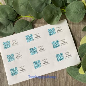 QR Code JW 42 Stickers - Etsy