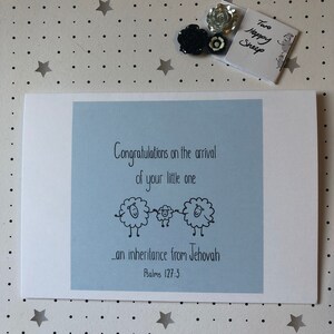 Baby Boy Inheritance From Jehovah JW Card - Etsy