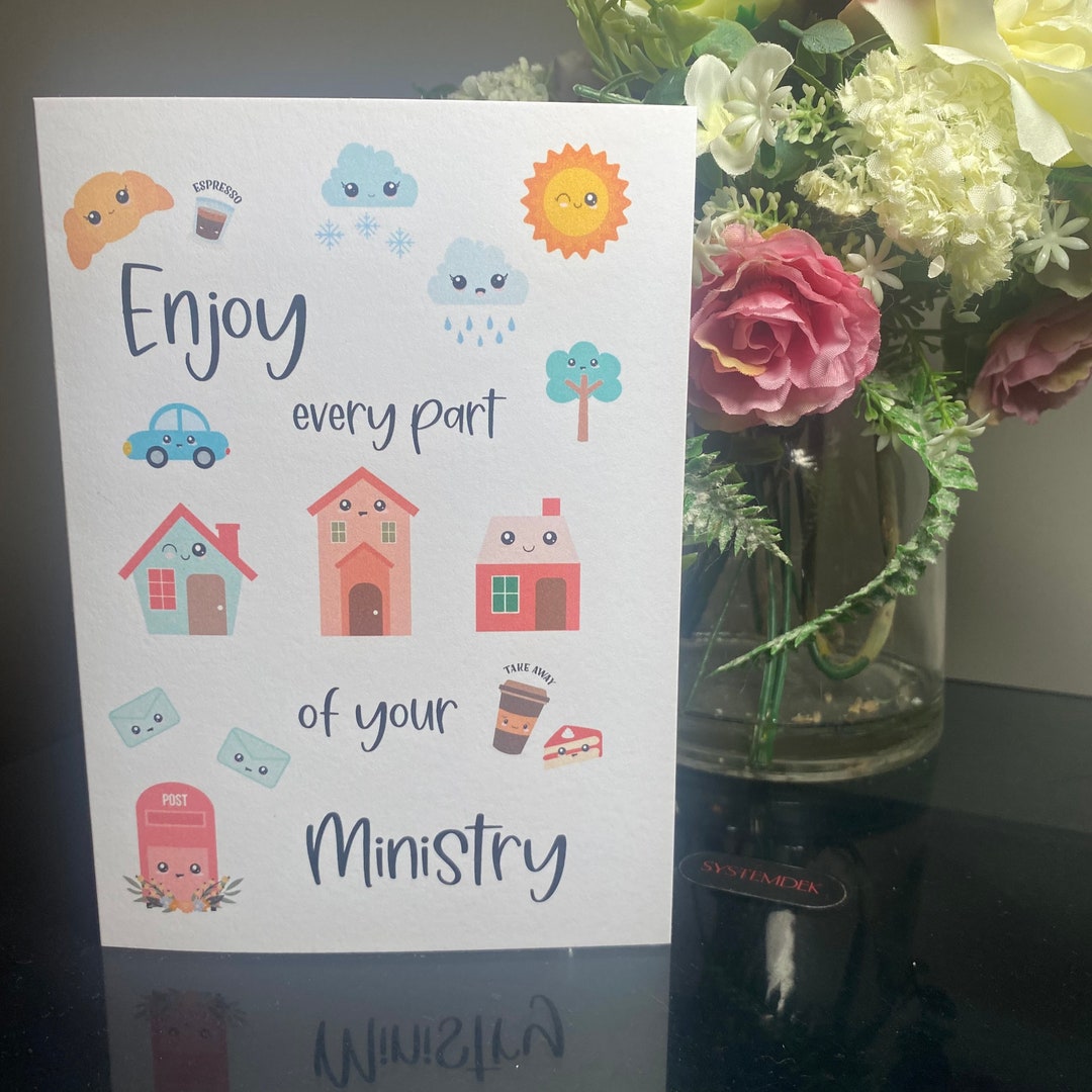 Enjoy Your Ministry JW Card - Etsy