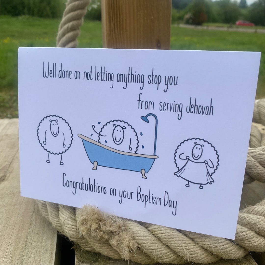 Baptism Card JW - Etsy