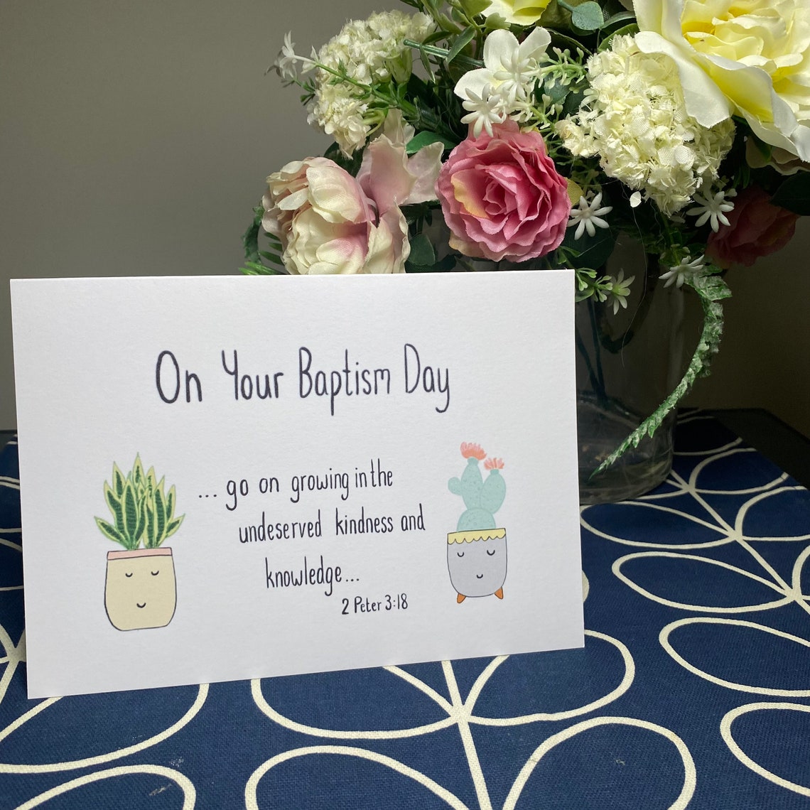 JW Baptism Card - Etsy