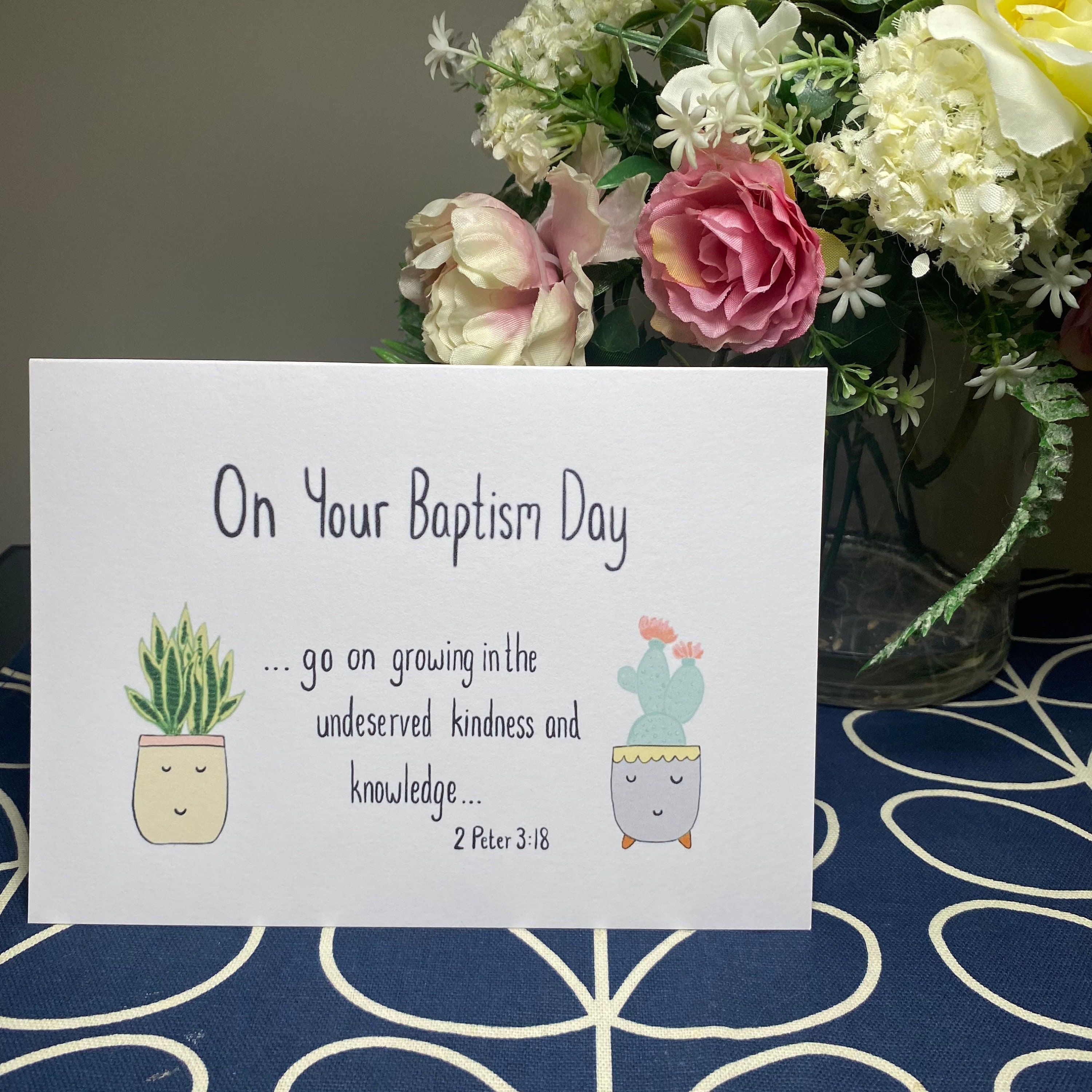 JW Baptism Card - Etsy