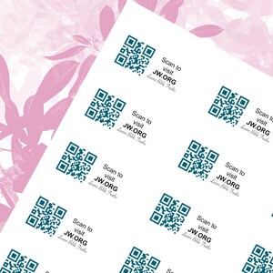 QR Code JW 42 Stickers - Etsy
