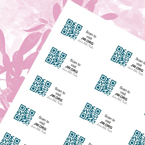 JW Stickers QR Code Website Tree Design - Etsy