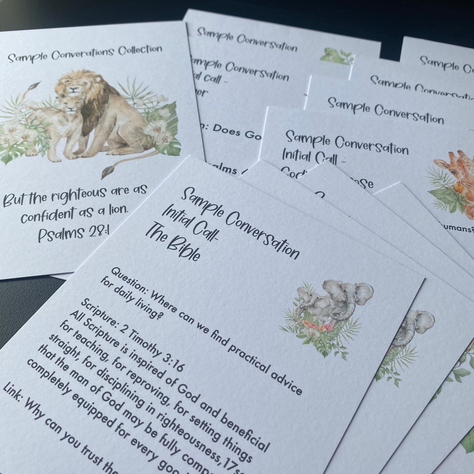 Sample Conversations Collection JW Ministry - Etsy UK