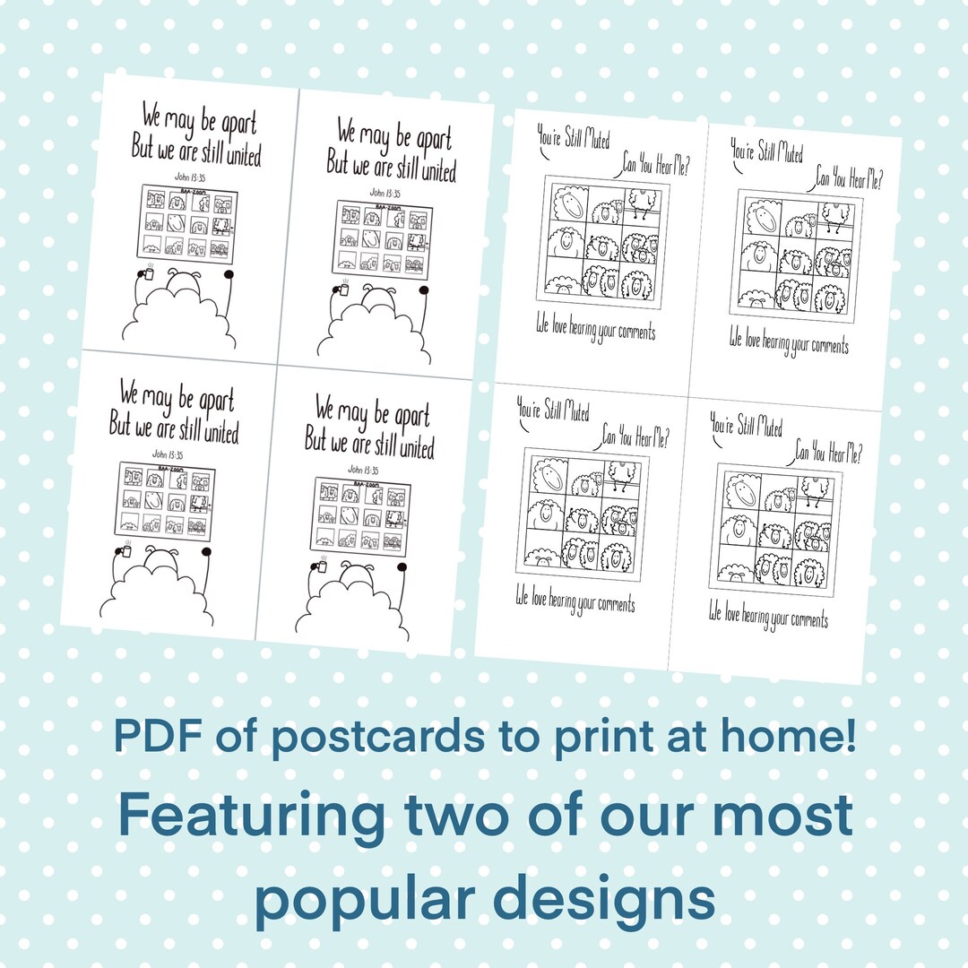Digital Download JW Postcards to Print and Cut at Home - Etsy