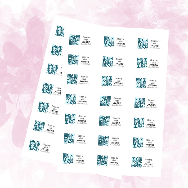 QR Code JW 42 Stickers - Etsy