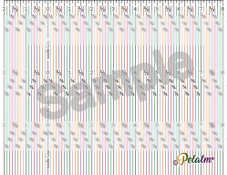 Printable 1/8th inch Seam Guide Allowance Template | Etsy