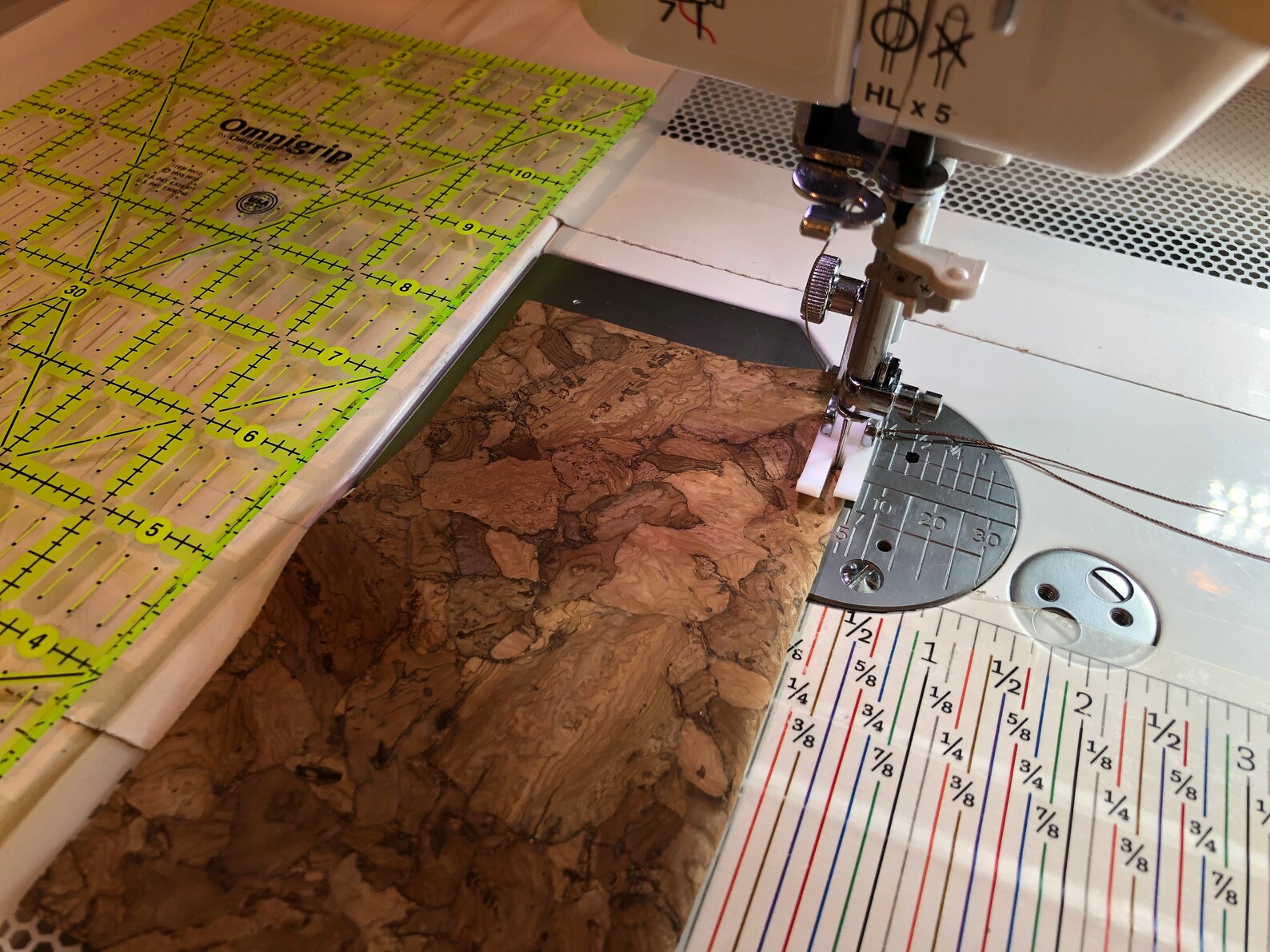 Printable 1/8th Inch Seam Guide Allowance Template - (INCHES) - Gabarit ...