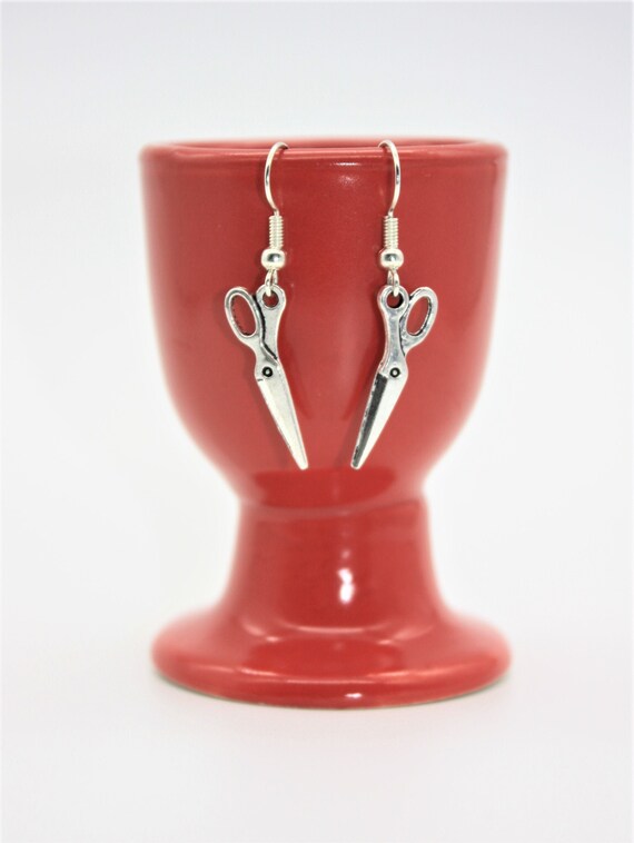 Scheren Ohrringe Scheren Ohrringe Haarschmuck Geschenk - Etsy.de