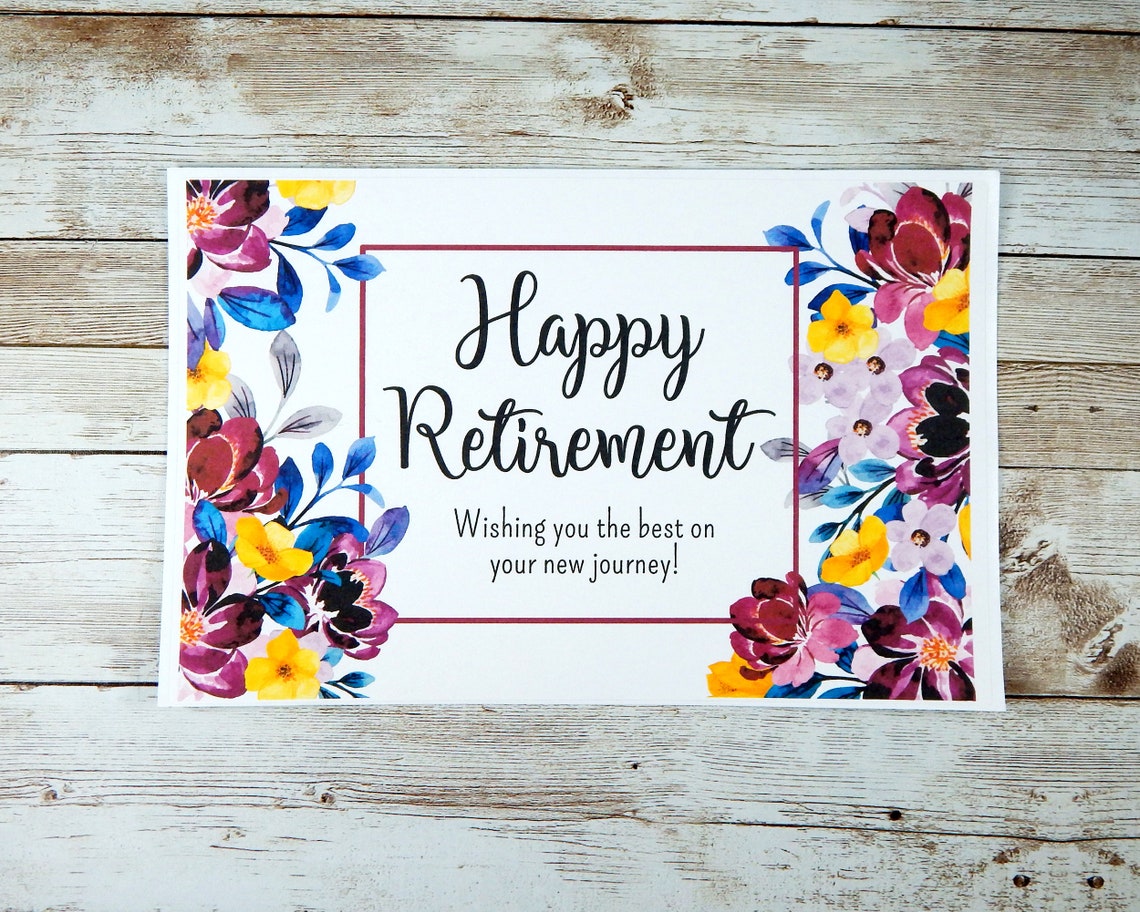 Retirement Gift Box Retirement Gift Basket with Personalized | Etsy