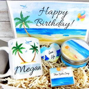 Beach Birthday Gift Basket Birthday Present for Beach Lover - Etsy