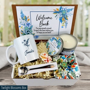 Welcome Back Gift Basket - Personalized Gift for Someone Coming Back ...
