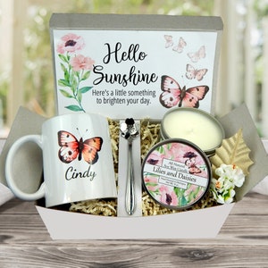 Hello Sunshine Gift Box - Personalized Sunshine Box - Sunshine Themed ...