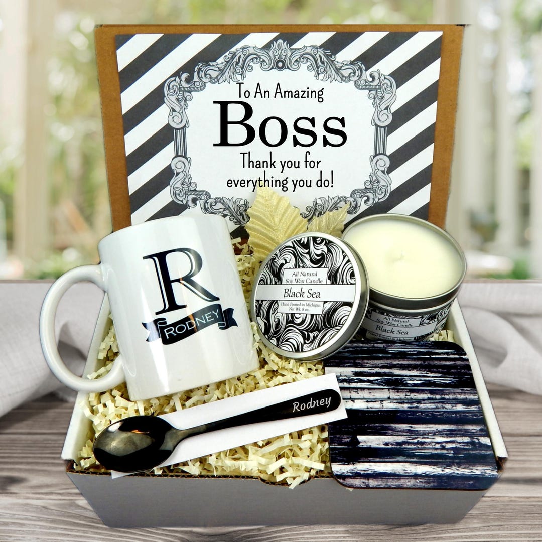 Bosses Day 2024 - Male Boss Appreciation Gift - Boss's Day Gift Basket ...