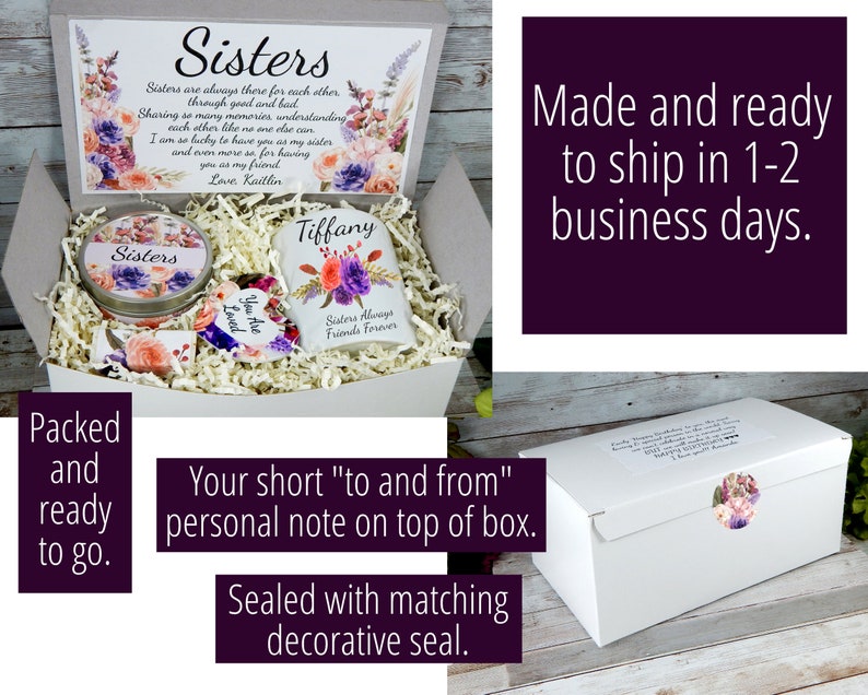 Gift for Sister From Sister Sister Birthday Gift Sister | Etsy