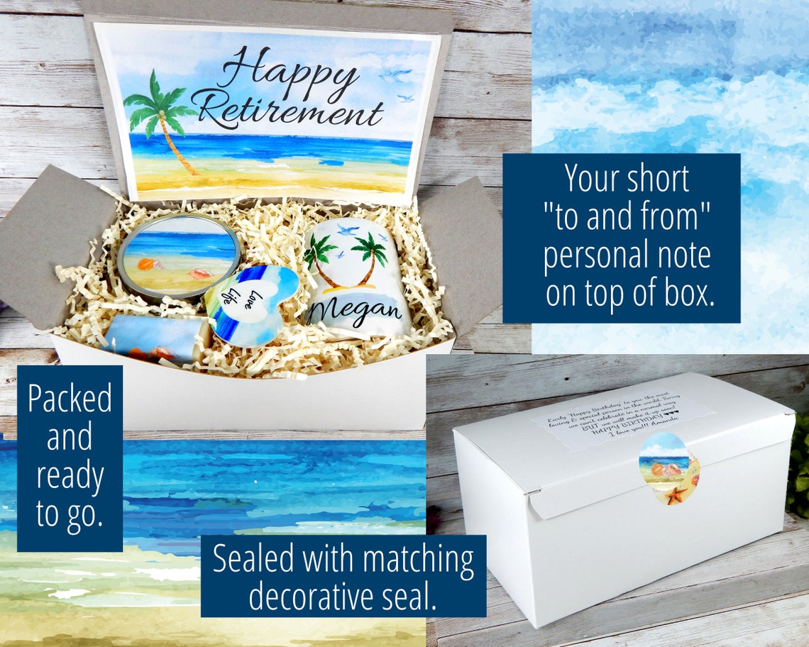 Beach Themed Retirement Gifts for Women Personalized - Etsy