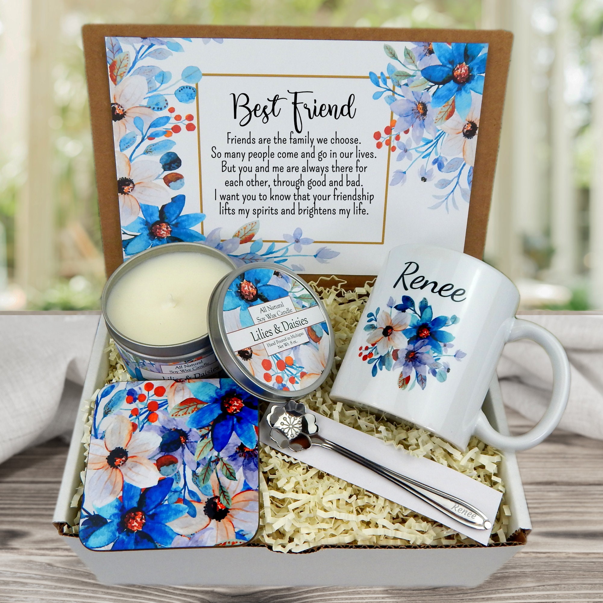 Best Friend Gift Basket With Coffee Mug - Gift for Friend Who Has ...