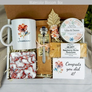 New Job Gift Basket - Promotion Gift Box - Congratulations Care Package ...