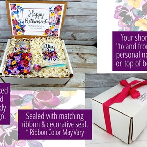 Retirement Gift Box Retirement Gift Basket With Personalized - Etsy