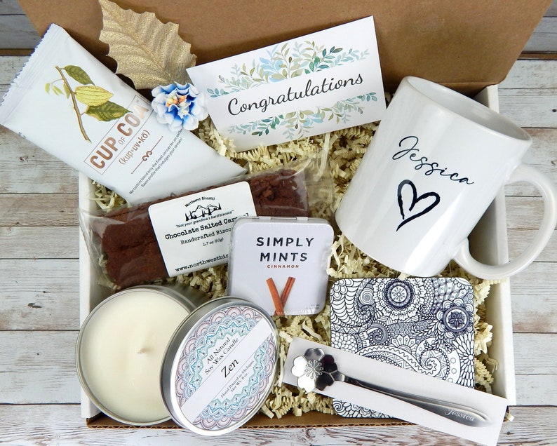 New Job Gift Basket Promotion Gift Box Congratulations - Etsy