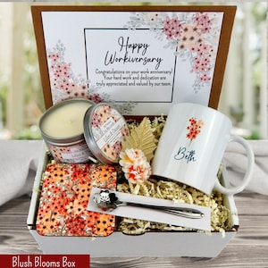Workiversary Gift Basket for Women - Work Anniversary Gift for Employee ...