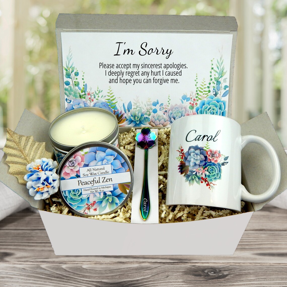 I'm Sorry Gift - Gift to Apologize - Apology Gift Basket - Thoughtful ...