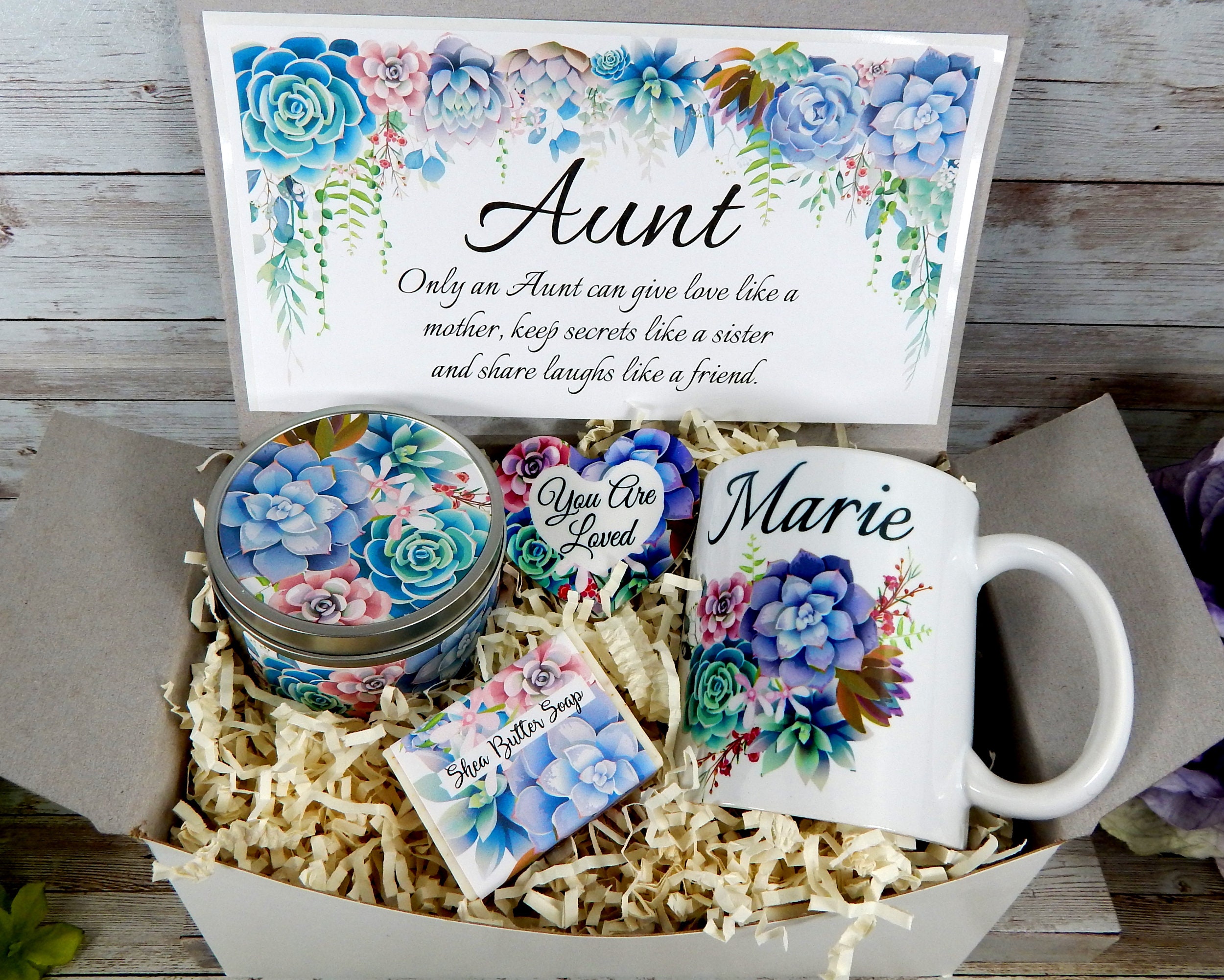Gift for My Aunt Auntie Gift Box Aunt Gifts | Etsy