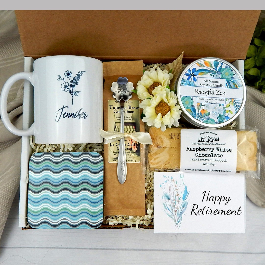 Retirement Care Package for Her - Personalized Gift for Retirement ...