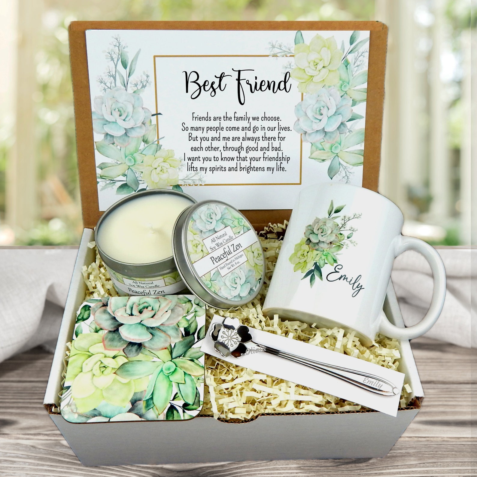 Best Friend Gift Basket With Coffee Mug - Gift for Friend Who Has ...