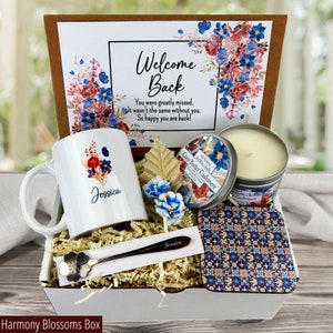 Welcome Back Gift Basket - Personalized Gift for Someone Coming Back ...