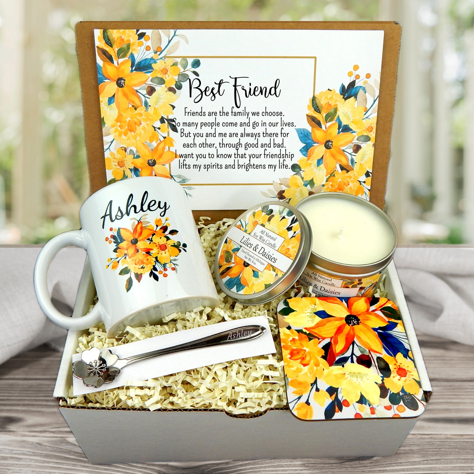 Best Friend Gift Basket With Coffee Mug - Gift for Friend Who Has ...
