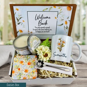 Welcome Back Gift Basket - Personalized Gift for Someone Coming Back ...