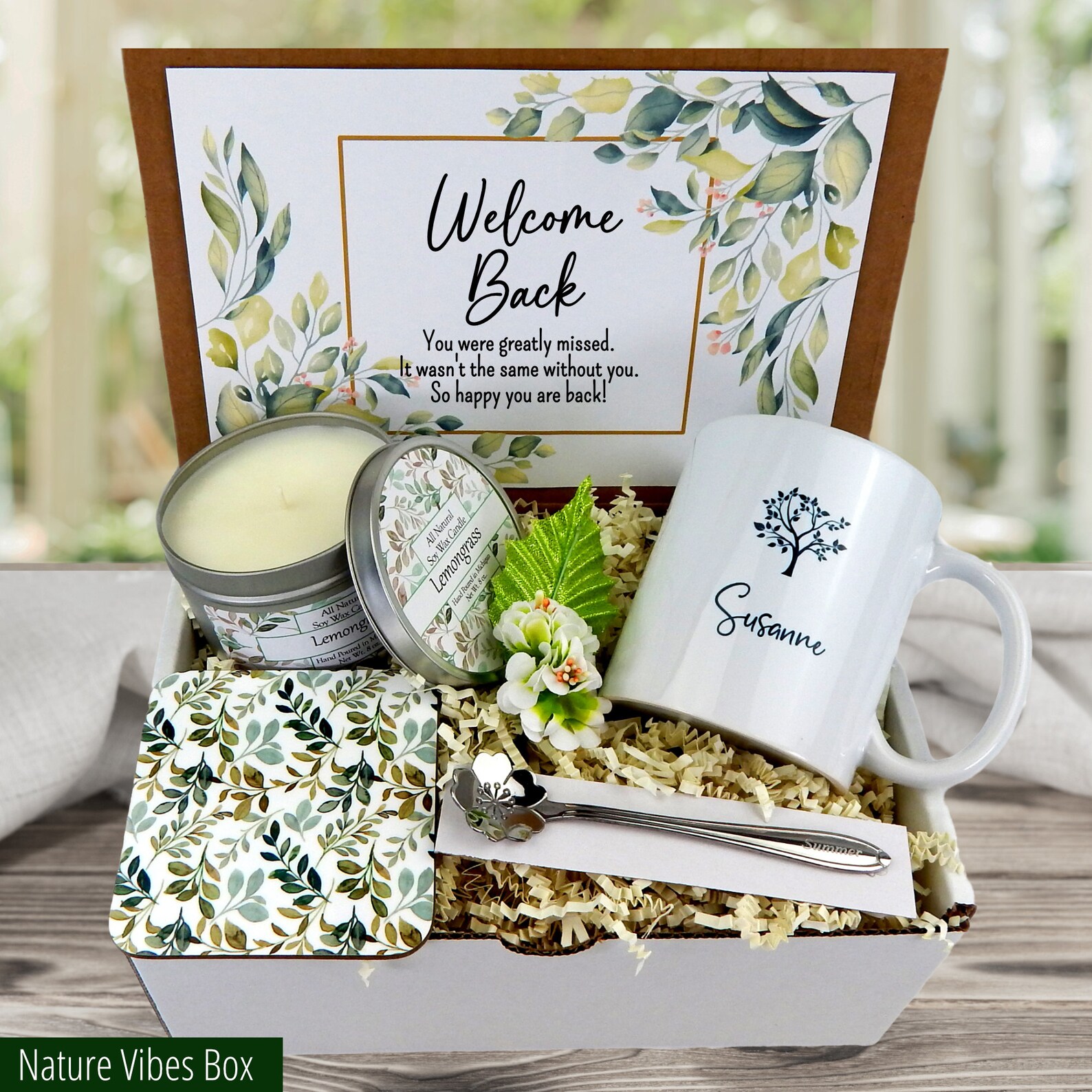 Welcome Back Gift Basket - Personalized Gift for Someone Coming Back ...