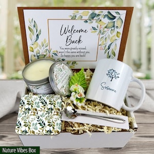 Welcome Back Gift Basket - Personalized Gift for Someone Coming Back ...