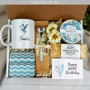 60th Birthday Gift Box - 60th Self-care Gift Box - Personalized 60th ...