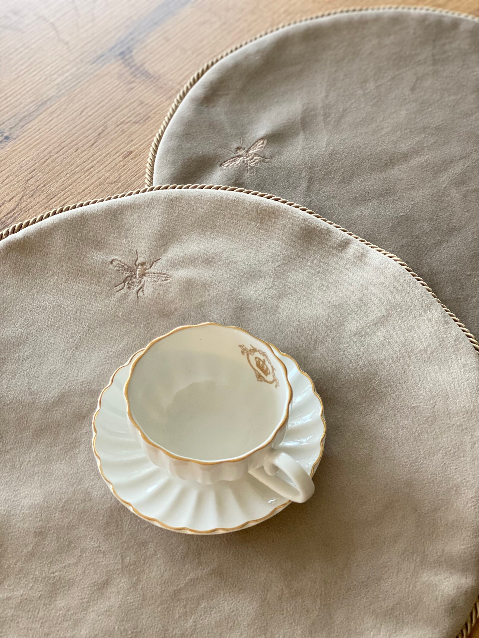 VELVET TABLE MATS Set of 4 Table Mats Velvet Placements - Etsy