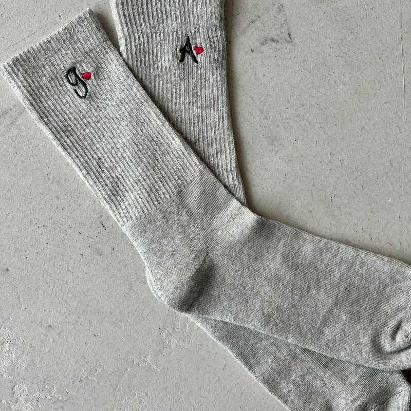 Embroidered Socks - Etsy