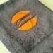 Personalized Basketball Embroidered Towel: Custom Name Sports Gift - Etsy