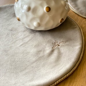 VELVET TABLE MATS - Set of 4 Table Mats - Velvet Placements - Elegant ...